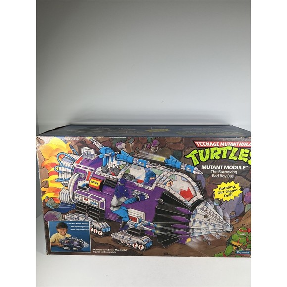 Playmates Toys | Toys | Vintage 99 Tmnt Mutant Module Drill Vehicle ...